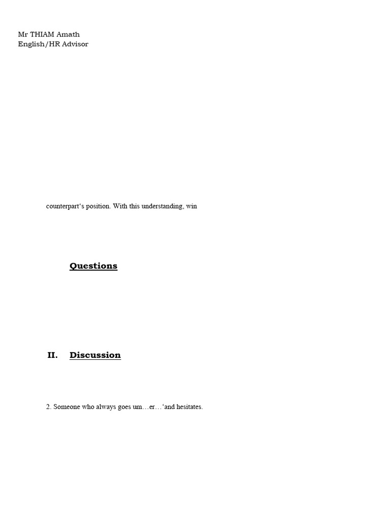 Different Styles of Negotiators | PDF | Negotiation | Human Communication