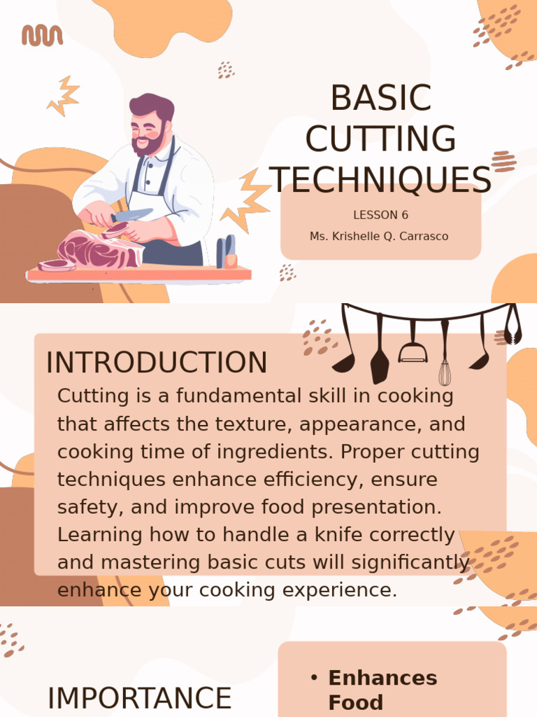 Lesson 6 - 20250316 - 112223 - 0000 | PDF | Knife | Asian Cuisine