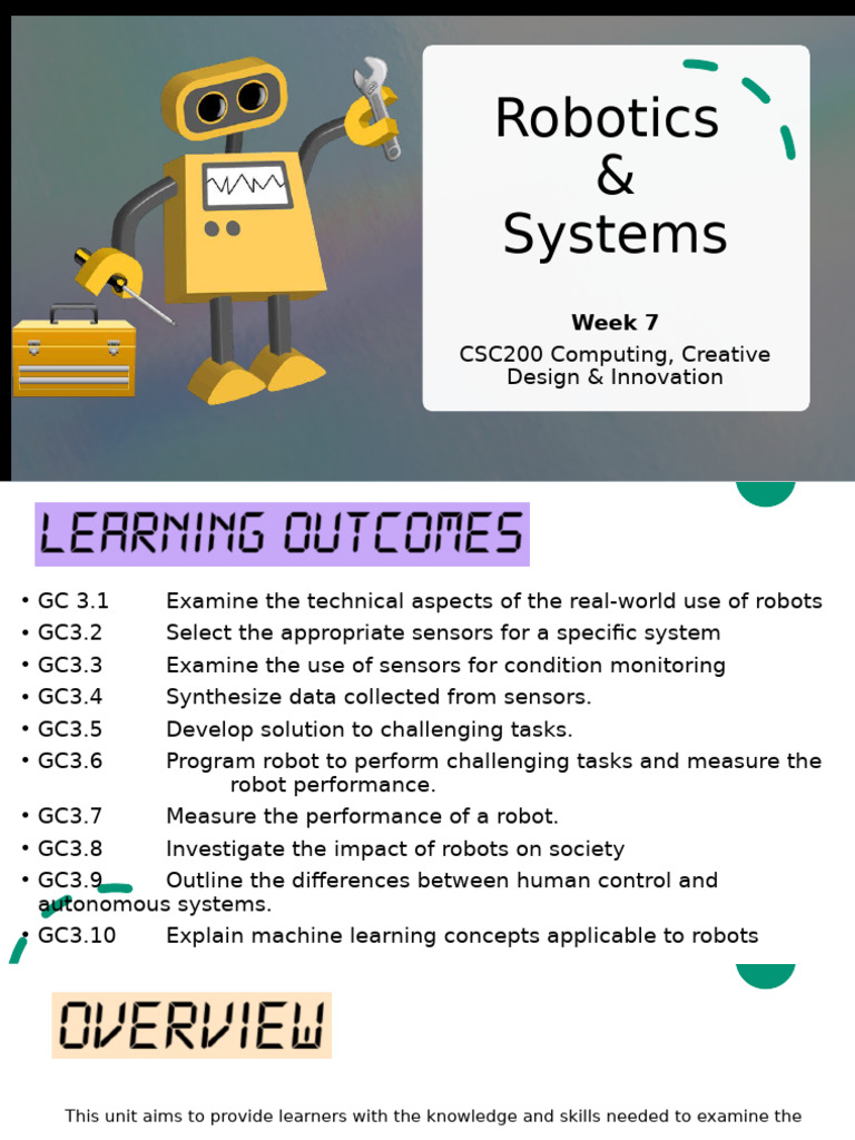 Robotics and Sensor Integration Guide | PDF | Electric Motor | Actuator