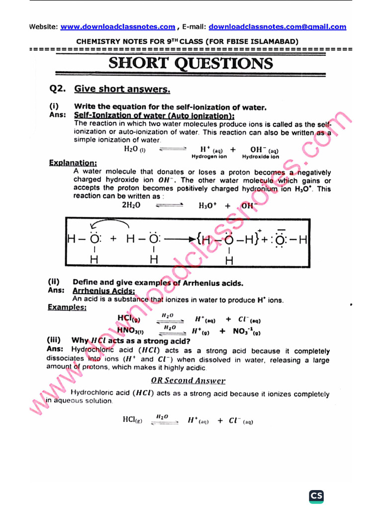 Chemistry Unit 10, QA Solution File | PDF