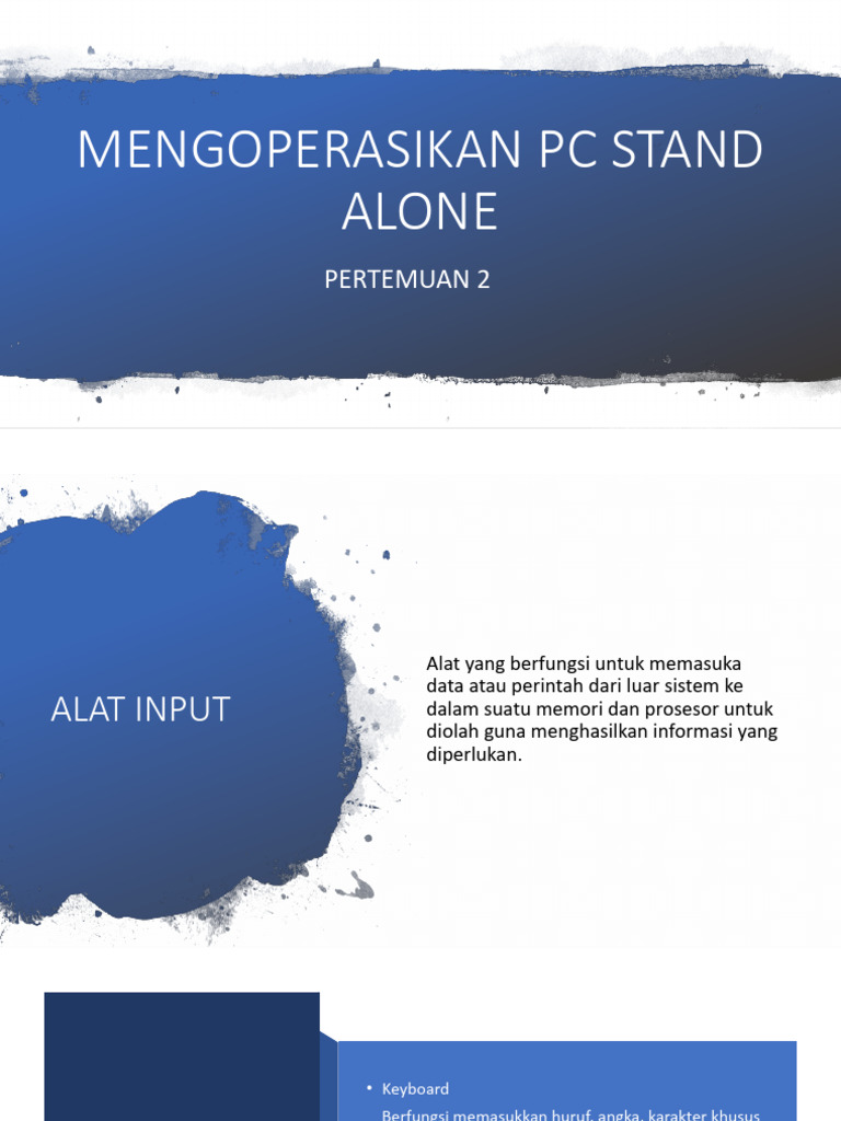 PC Stand Alone | PDF