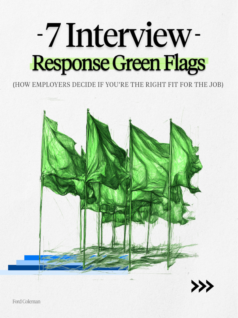 7 Interview Response Green Flags | PDF