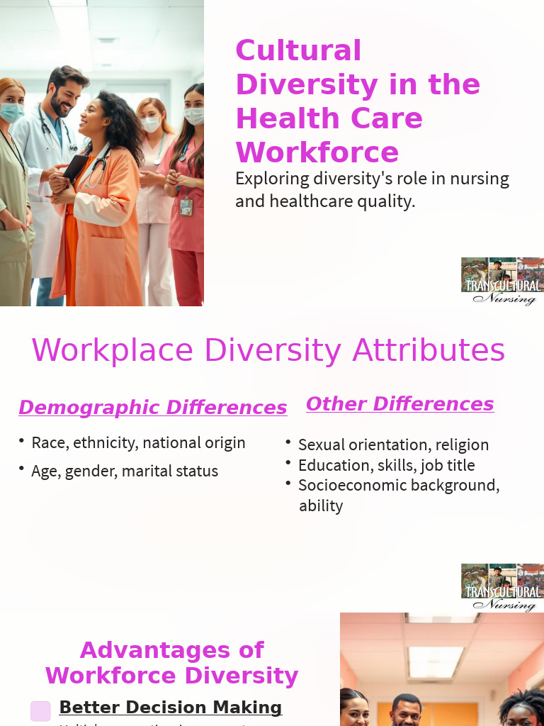 Day 12 Cultural Diversity in The Health Care Workforce | PDF ...