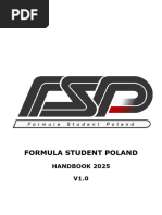 FSG Competition Handbook 2025 | PDF