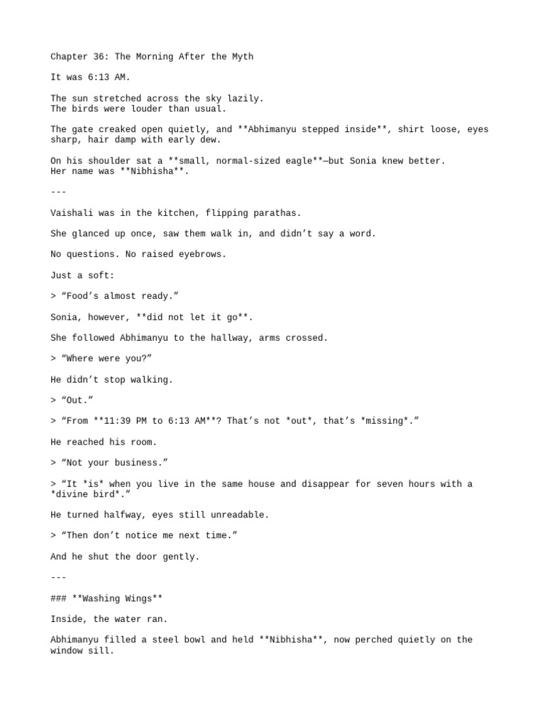 Morning After: Secrets Unveiled | PDF