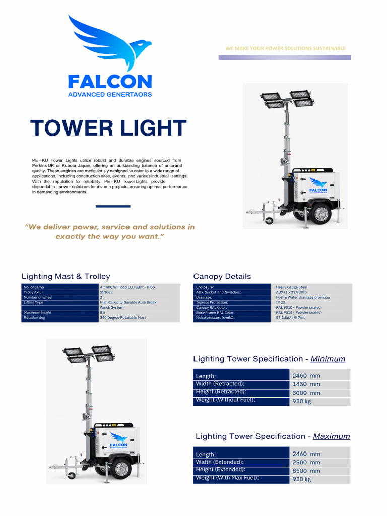 Falcon Tower Light | PDF