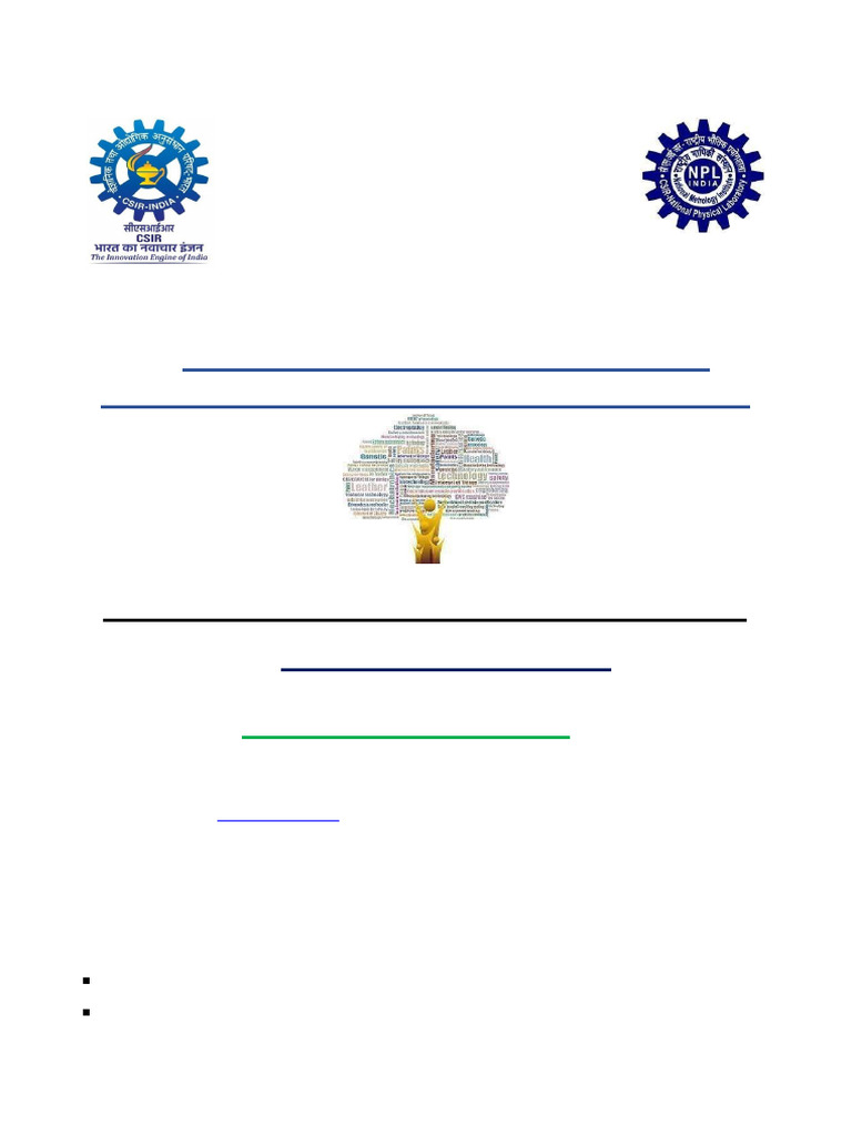 CSIR-NPL Training Calendar 2025-26 | PDF | Metrology | Calibration