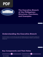 Philippines Executive Branch Overview | PDF | President Of The ...
