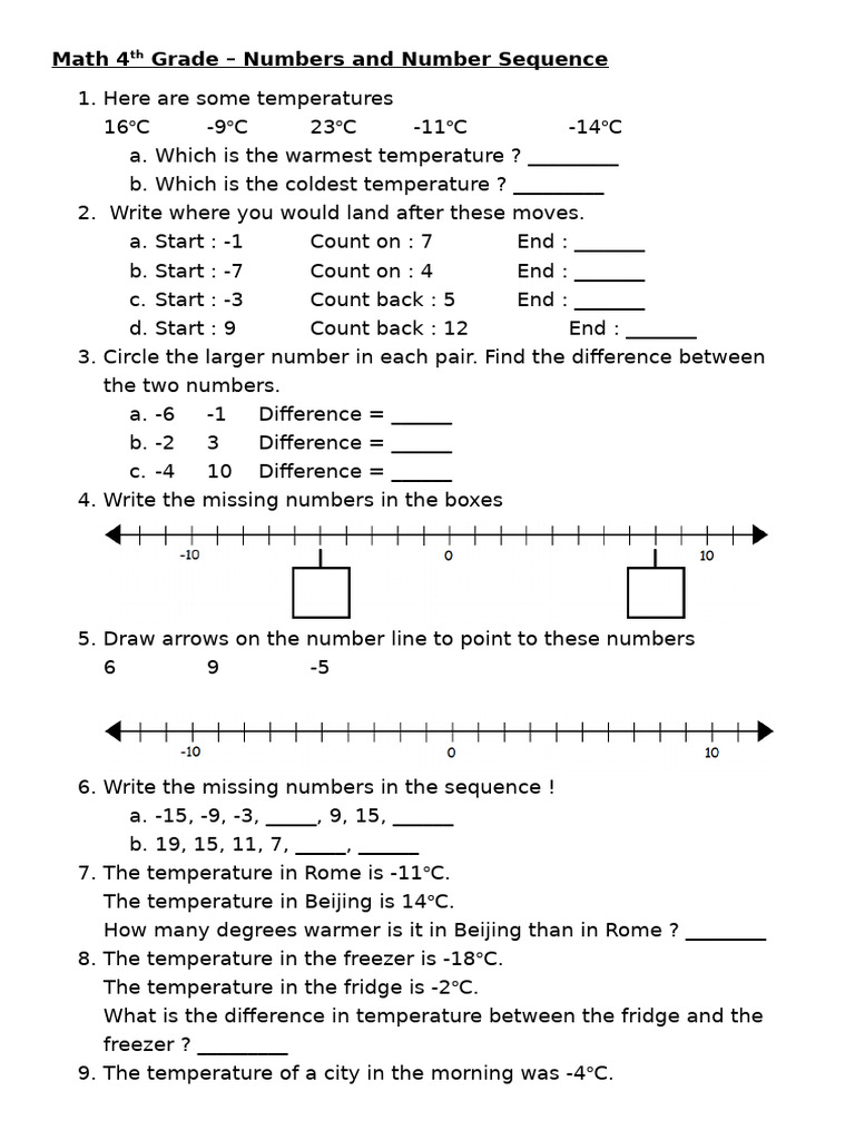 More On Negative Numbers | PDF