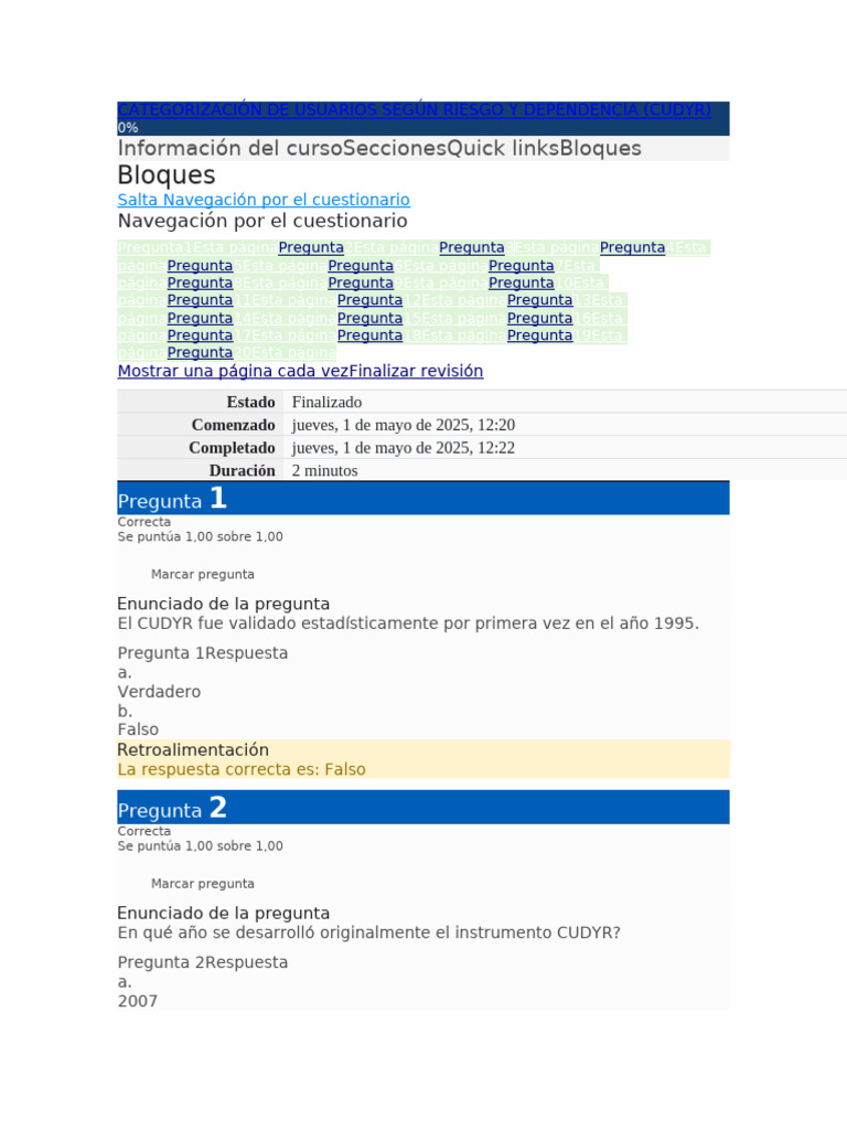Categorización CUDYR: Riesgo y Dependencia | PDF | Infantes ...
