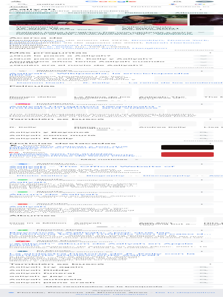 Aaliyah - Buscar Con Google | PDF | R&B contemporáneo | Grabación de sonido