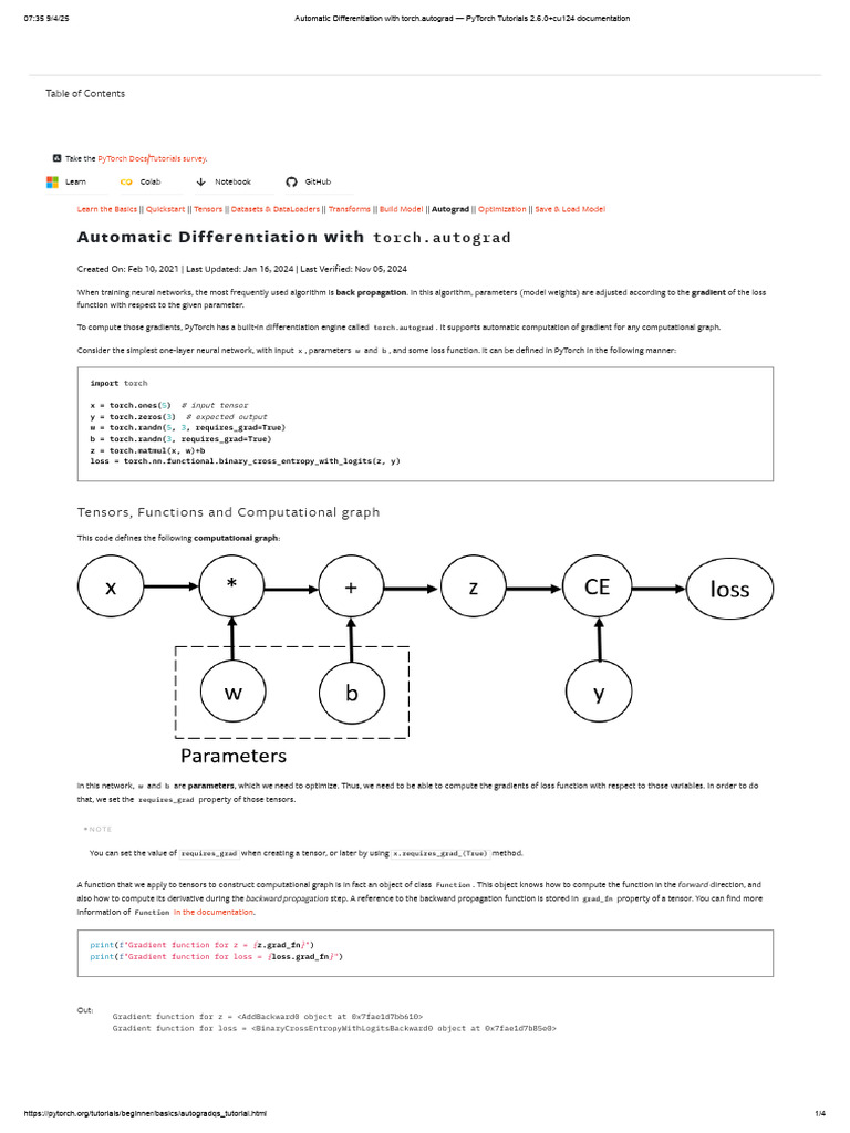 Automatic Differentiation With Torch - Autograd - PyTorch Tutorials 2.6 ...