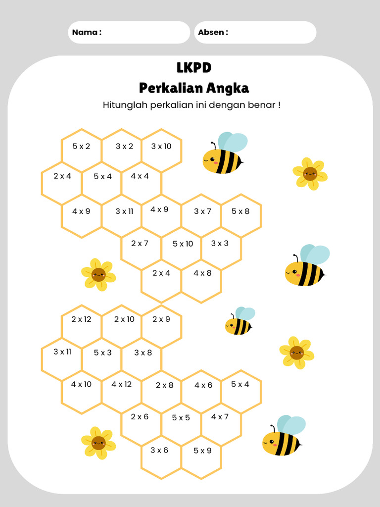 LKPD Perkalian | PDF