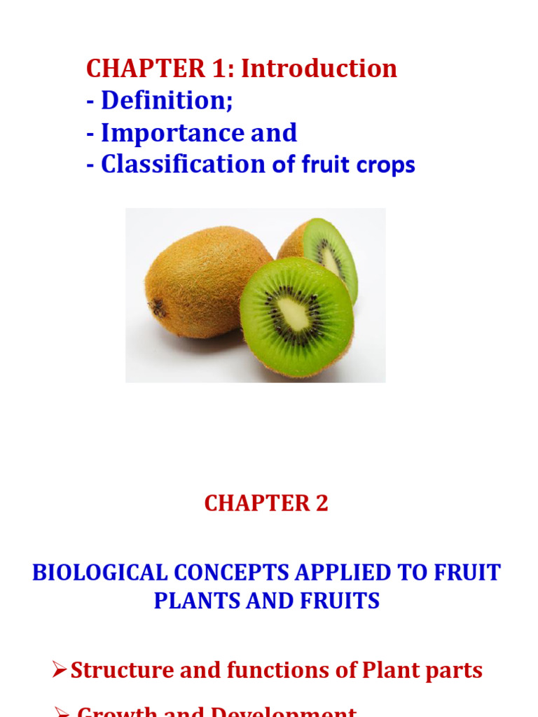 Understanding Fruit Crop Biology | PDF | Flowers | Fruit