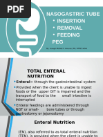 Nasogastric Tube Insertion Guide | PDF