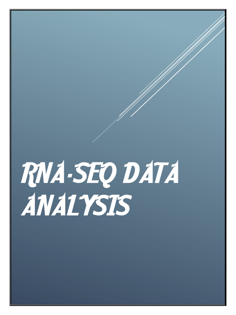 RNA Seq Data Analysis RStudio Session Manual by Muhammad Abdullah Tanveer | PDF | Data | Health ...