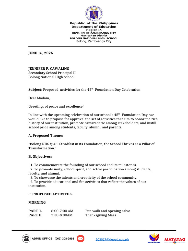 PROPOSAL FOUNDATION | PDF