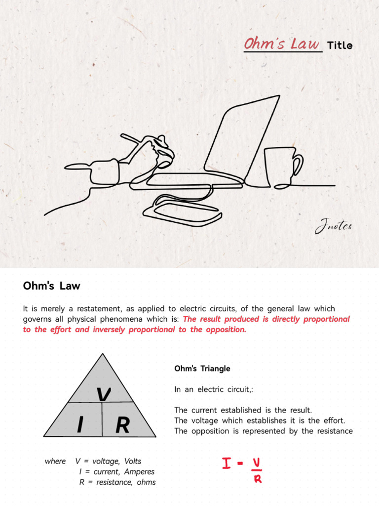 Ohm's Law With Solution | PDF