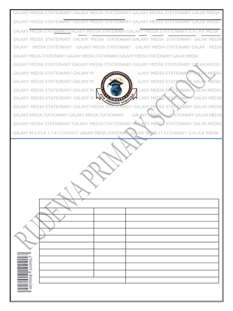 TAPSHA PRE - NECTA 2025_050251 | PDF