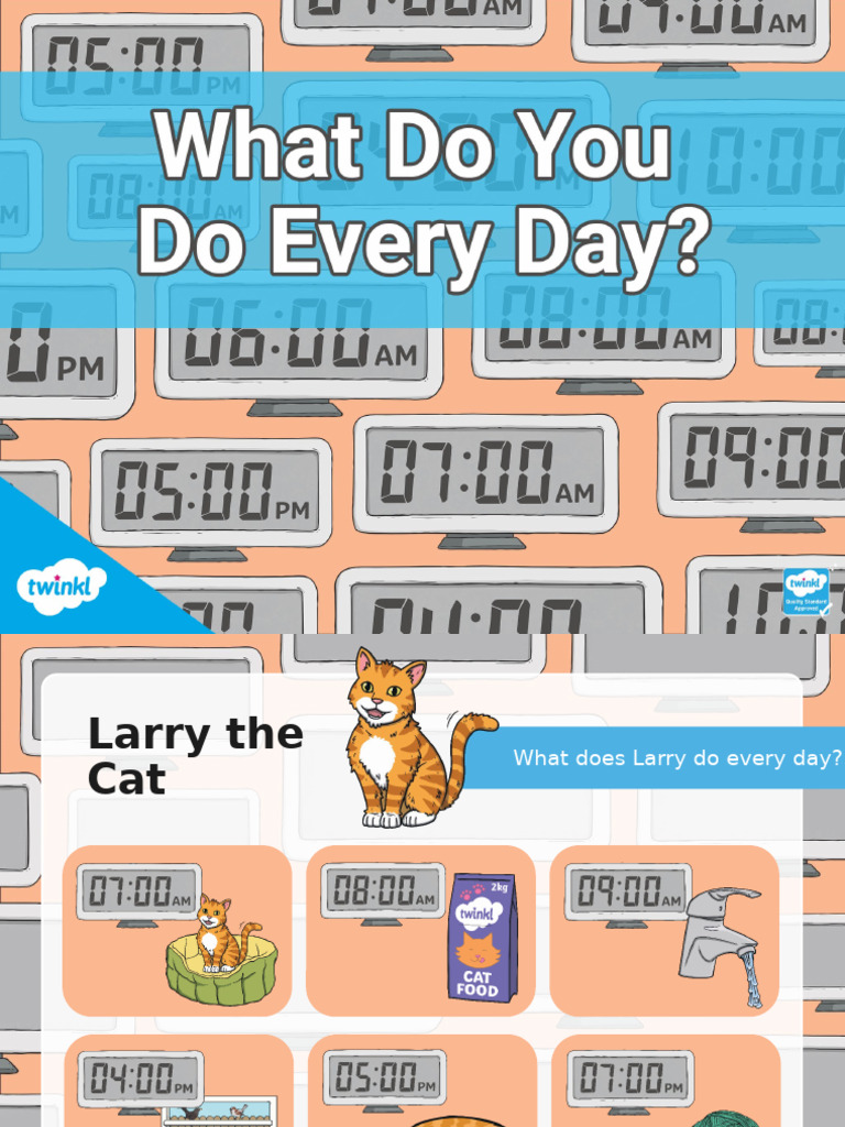 Google Slides - Daily Routines Speaking Activity | PDF