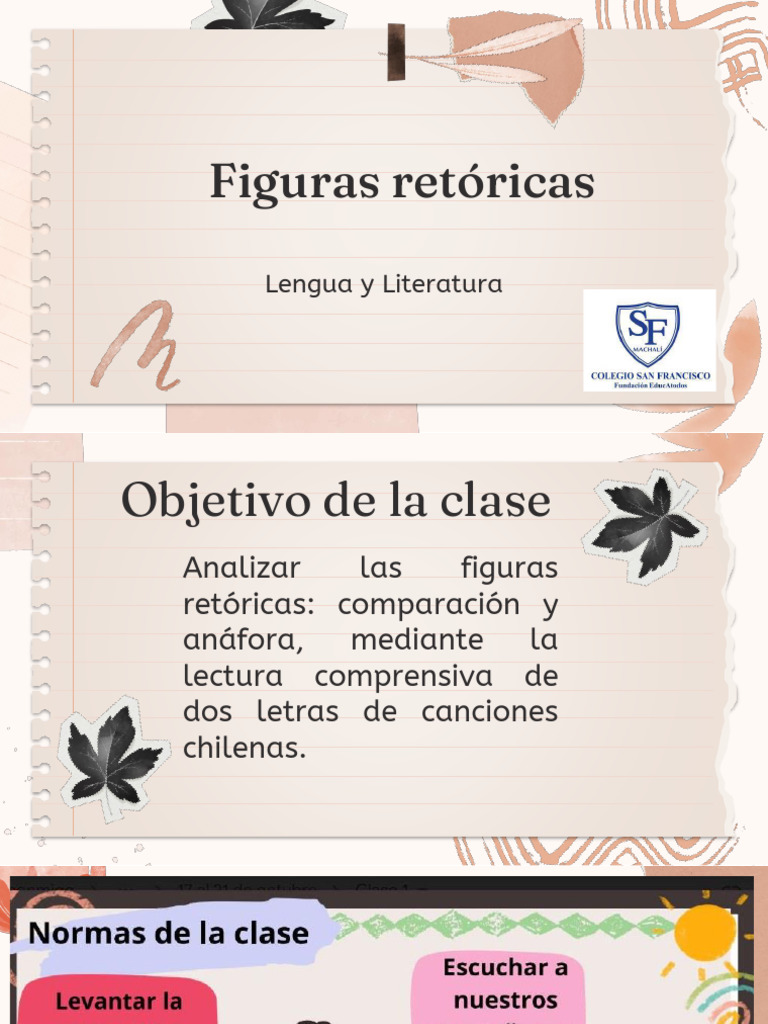 Clase 2. 1° medios (figuras de dicción) | PDF
