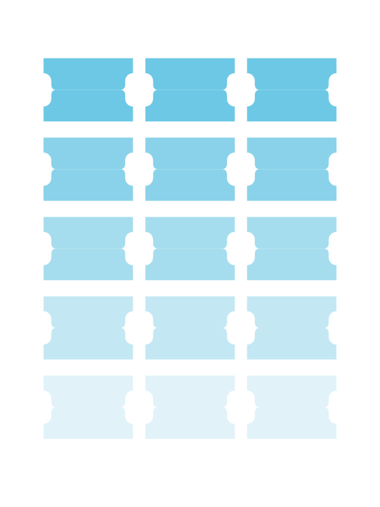 DIY Binder Tabs Blue Fillable | PDF