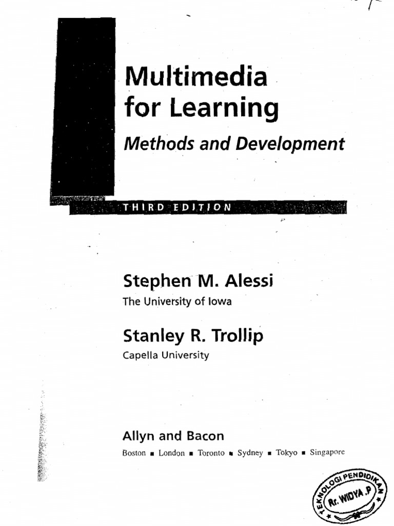 Multimedia For Learning Allesi-Trollip-sm | PDF
