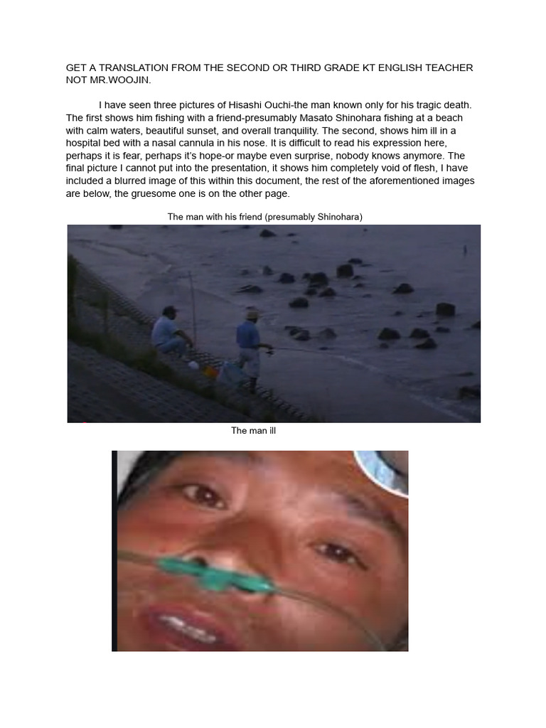 Hisashi Ouchi: A Tragic Radiation Case | PDF | Acute Radiation Syndrome ...