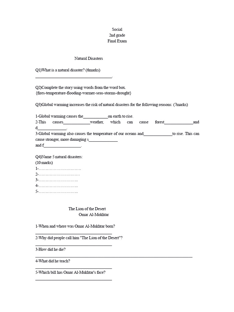 Social Final Gr2 | PDF