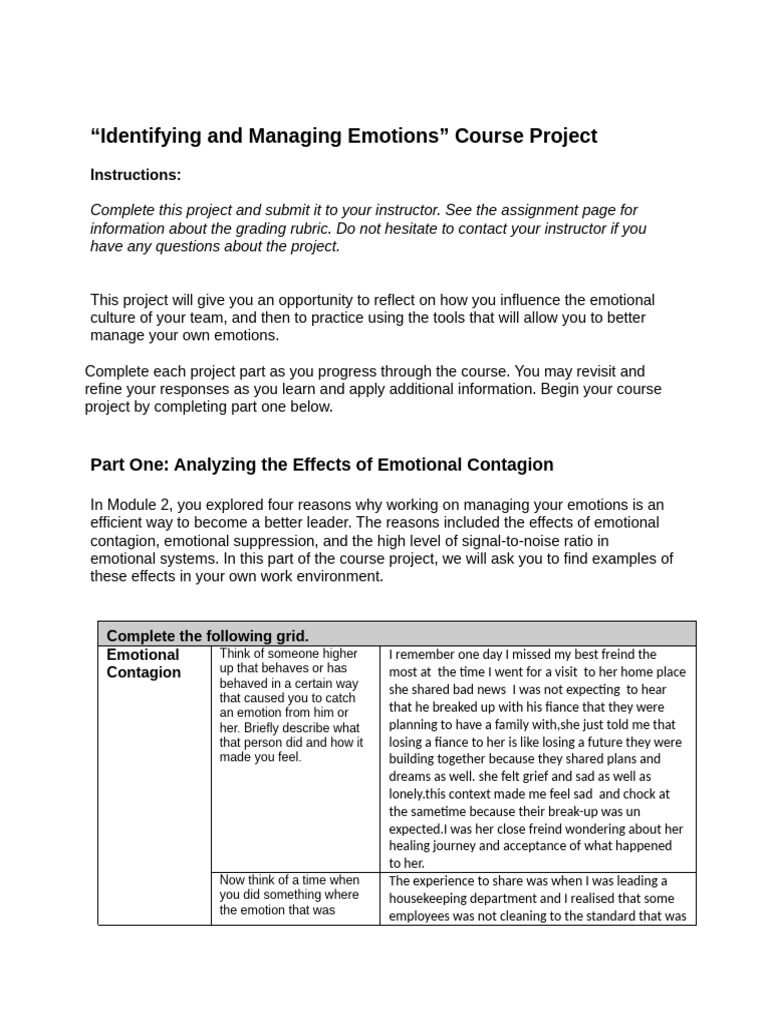 Analyzing The Effects of Emotional Contagion | PDF | Emotions | Psychology