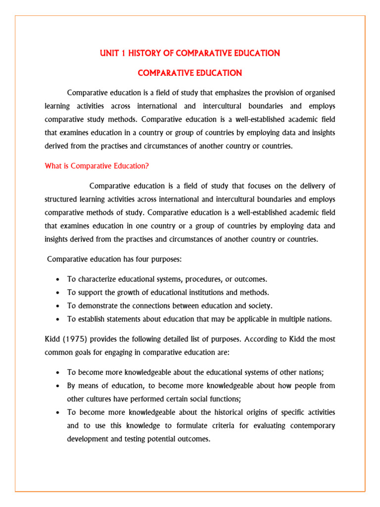 Comparative Education | PDF | Statistics | Socialism