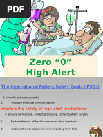 High Alert Medication Checklist 2024 | PDF | Patient | Risk
