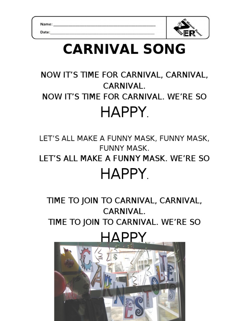 Carnival Song Lyrics | PDF | Art | Religion & Spirituality