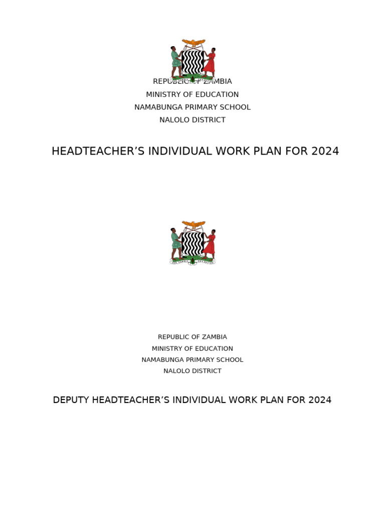 2024 Individual Work Plans for Teachers | PDF