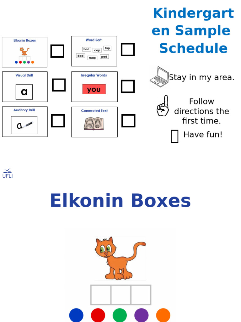 Kindergarten Sample Lesson | PDF