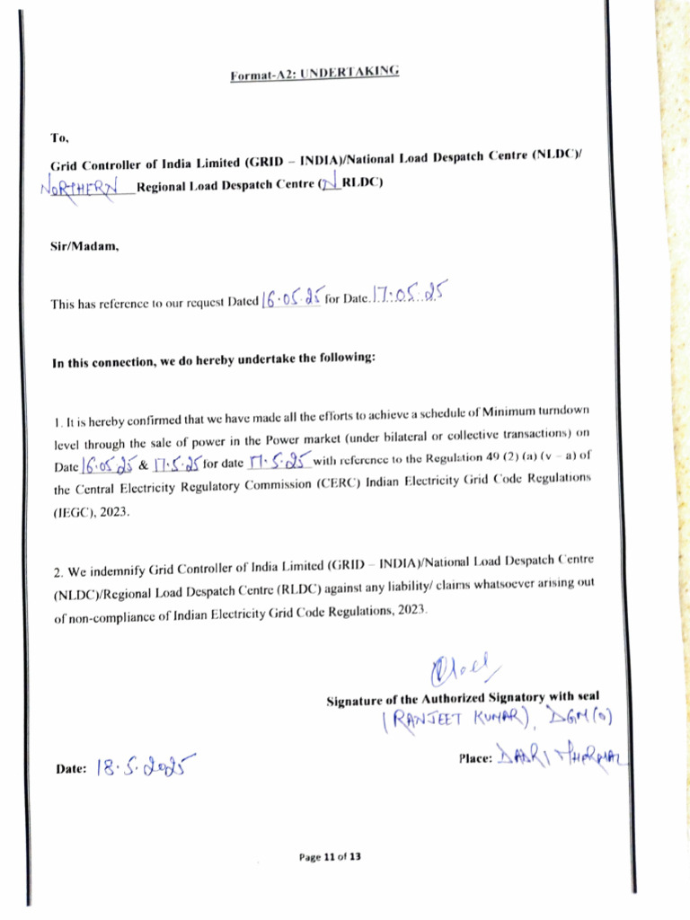 Form A2 - 17052025 | PDF