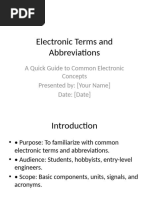 800+ Electrical & Electronic Abbreviations With Full Forms. A-Z | PDF ...