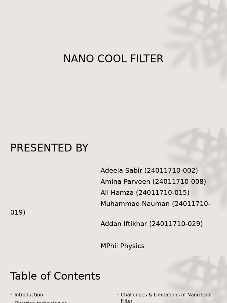 Introduction To Nano-Fluids | PDF | Membrane | Water Purification