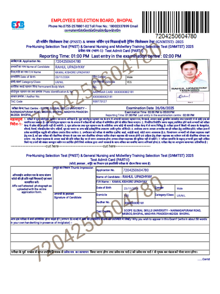 Employees Selection Board | PDF
