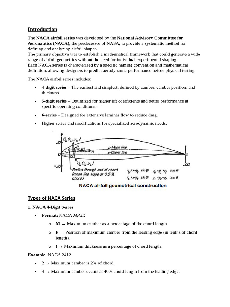 Naca Series | PDF | Airfoil | Fluid Dynamics