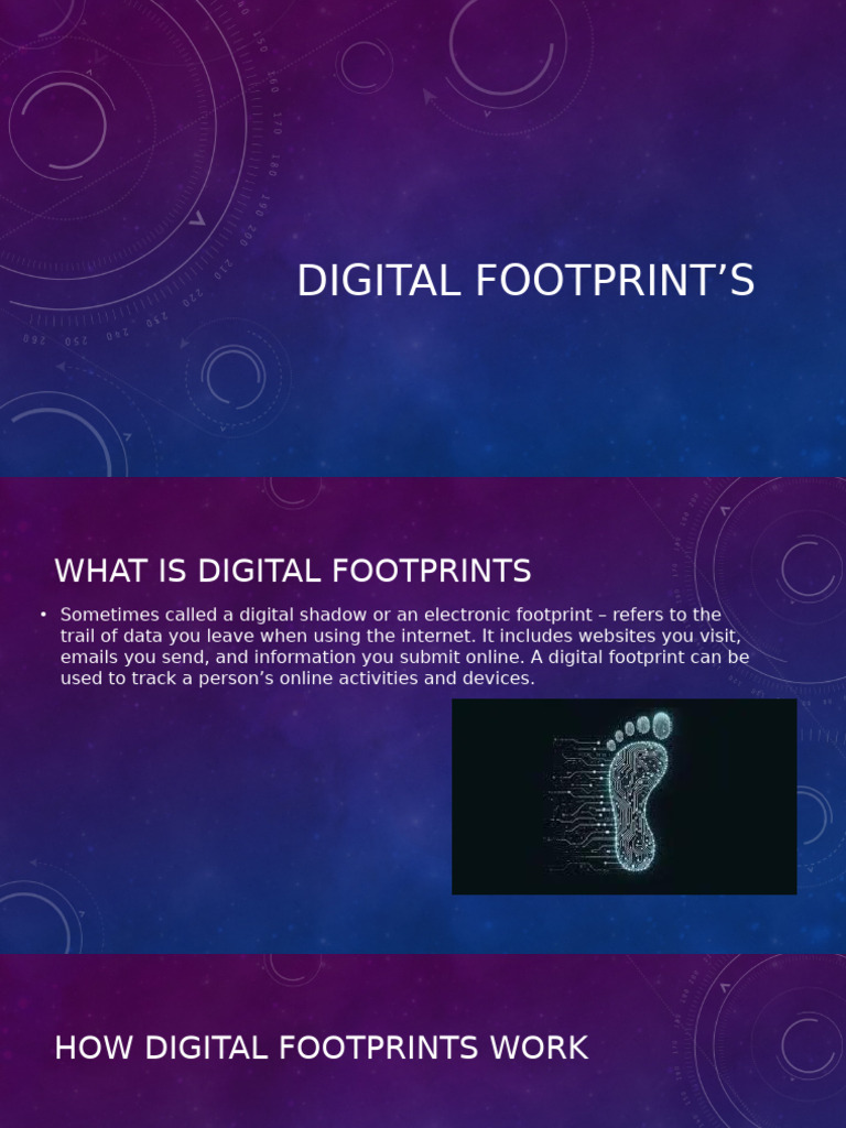 Understanding and Protecting Your Digital Footprint | PDF