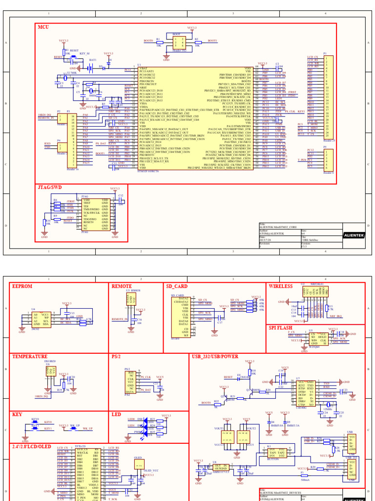 MiniSTM32 V3.3 SCH | PDF | Computer Science | Electronics