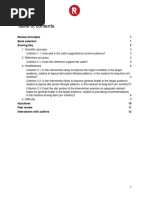 SANRA Checklist | PDF | Systematic Review | Science