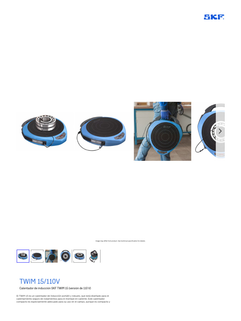 TWIM 15_110V - Portable Induction Heaters _ SKF | PDF | Red mundial ...
