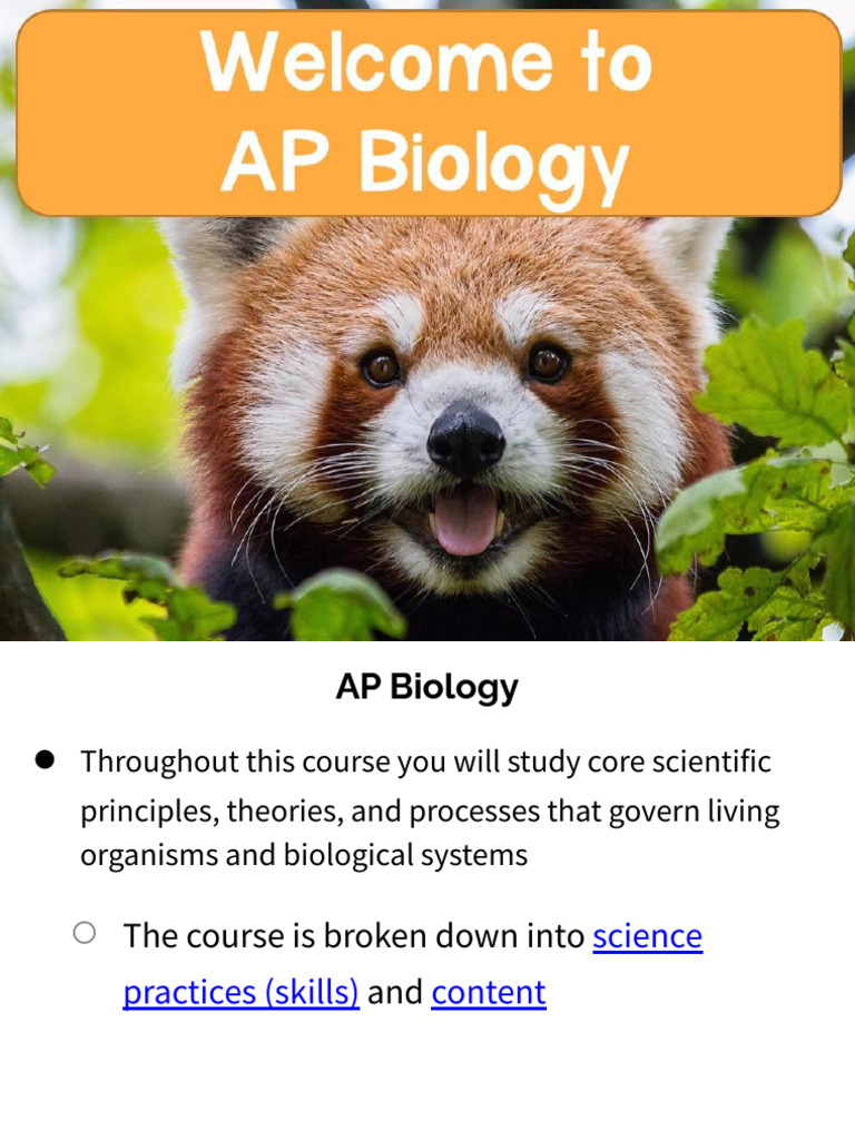 Unit 0 - Intro To AP Biology | PDF | Hypothesis | Experiment