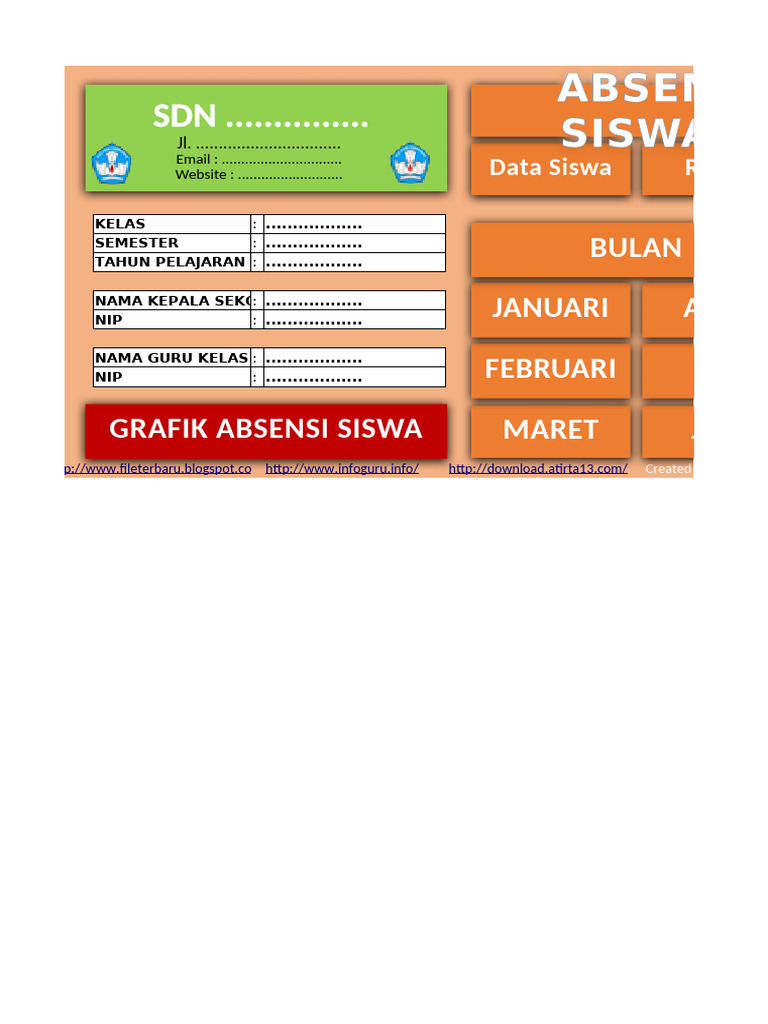 Aplikasi Absensi Siswa Plus Grafik | PDF