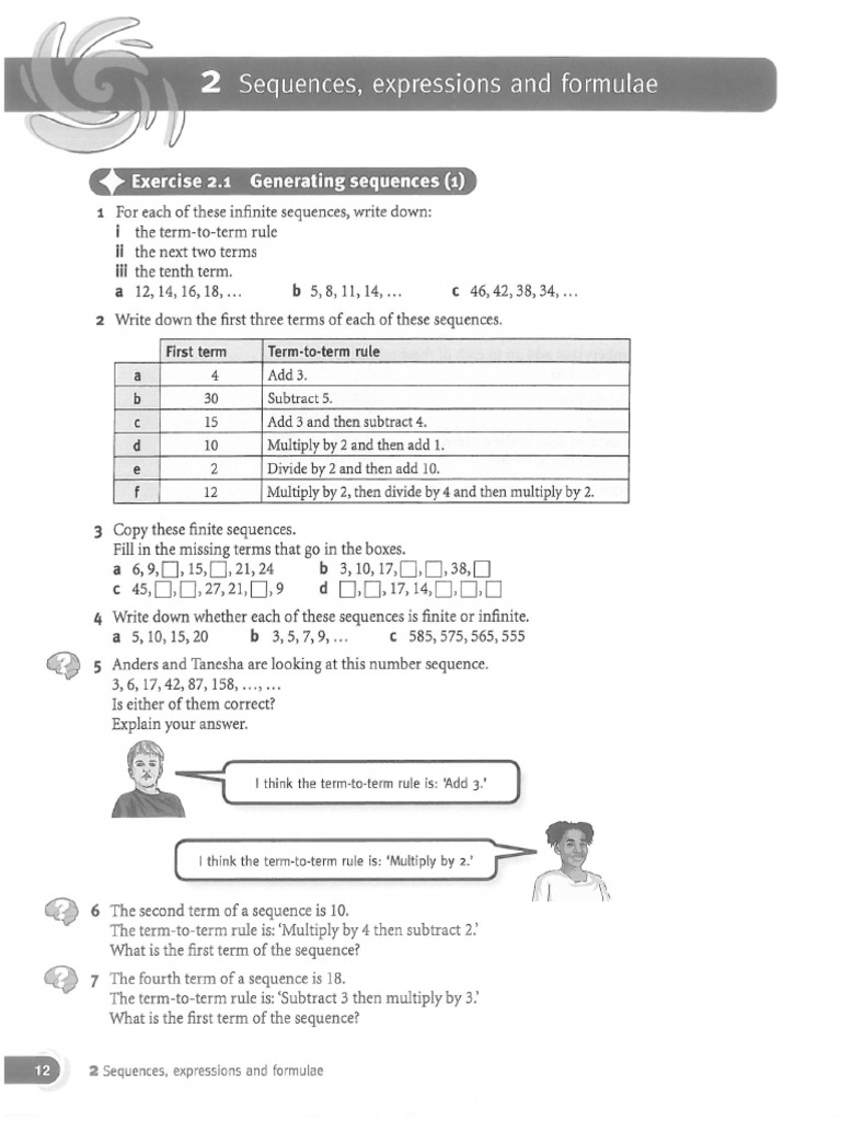 2 - Sequences Expressions and Formula | PDF