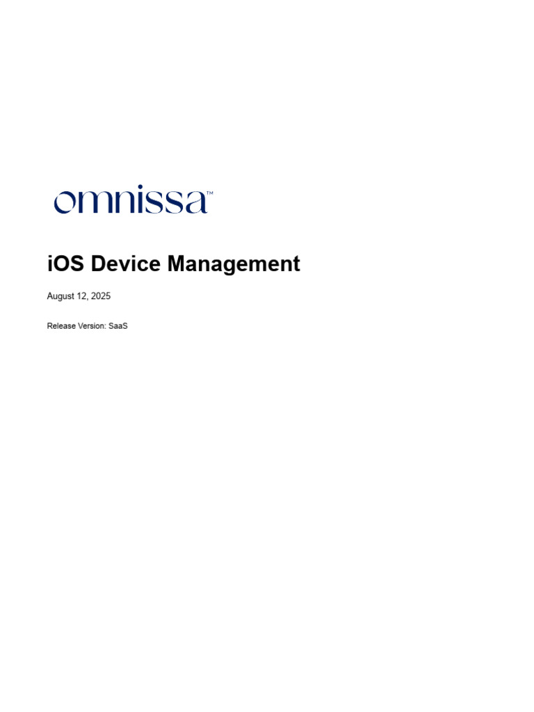 iOS 12 Device Management Guide | PDF | Ios | Apple Inc.
