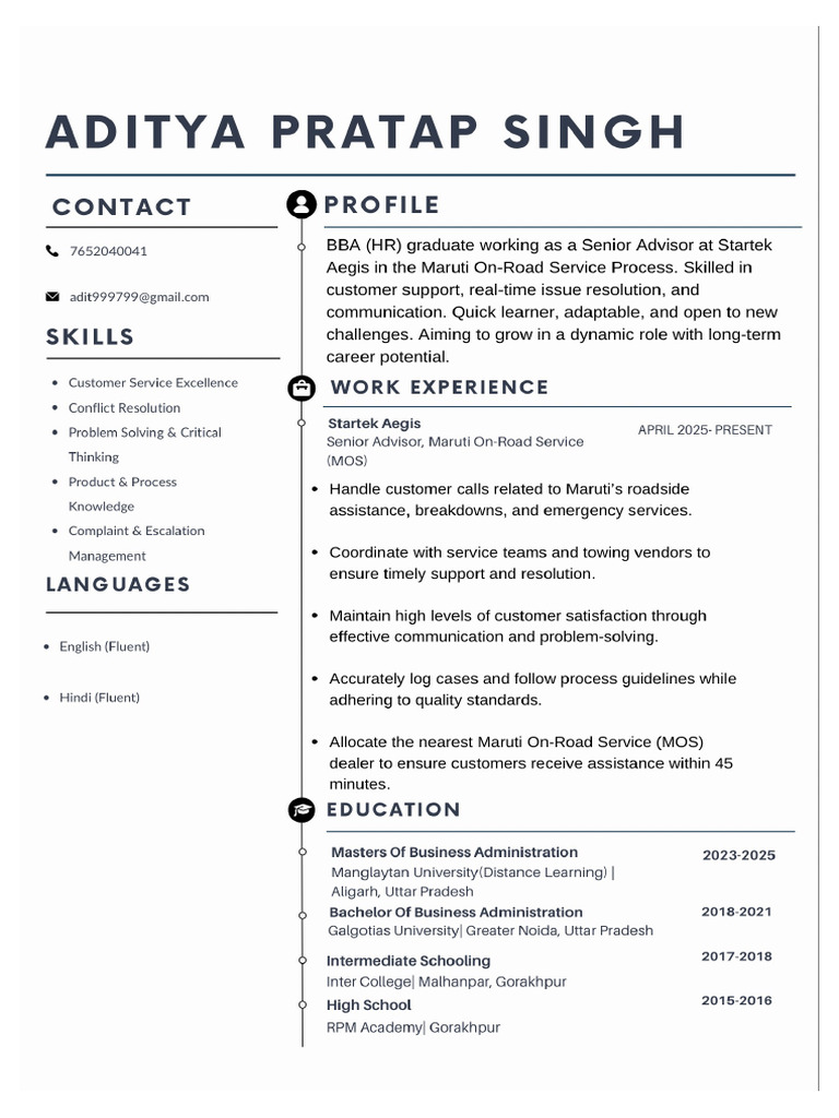 Aditya UpdatedResume | PDF