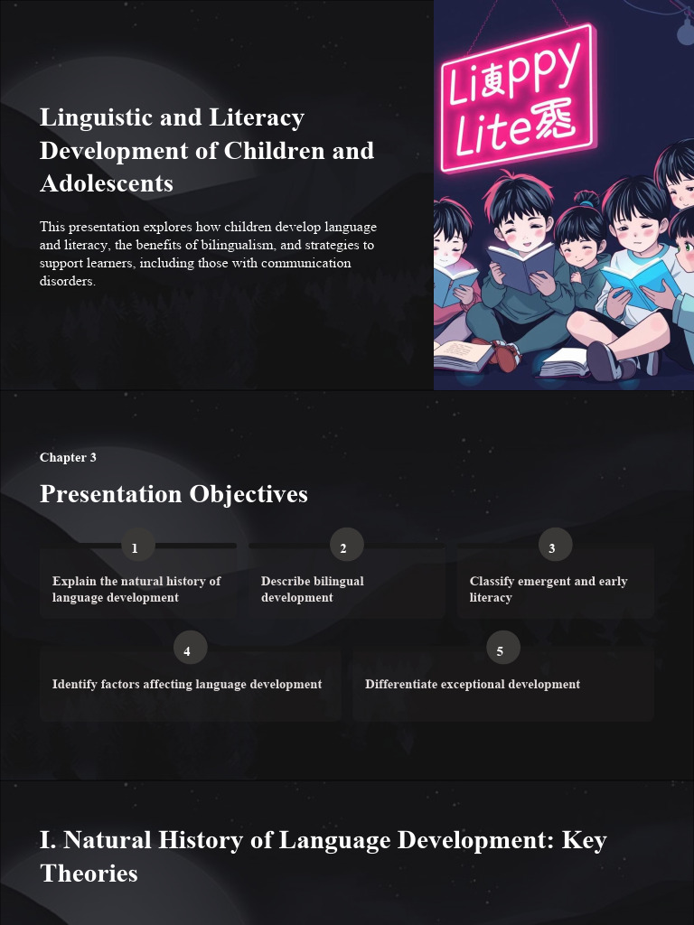 Language and Literacy Development in Kids | PDF | Dyslexia | Language ...